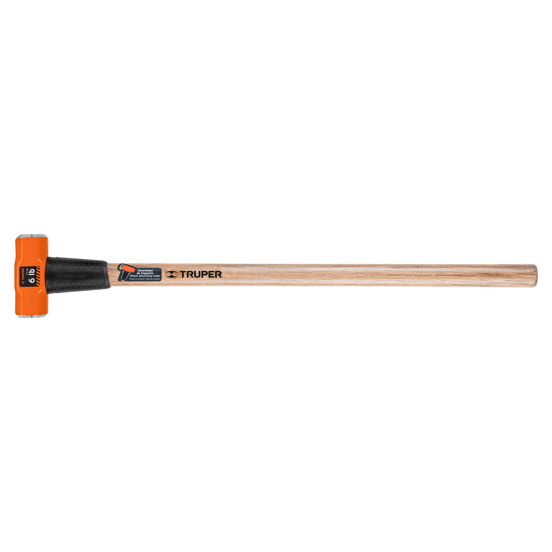 Marro octagonal 6 lb, mango de madera 36 , Truper, Truper, 16509