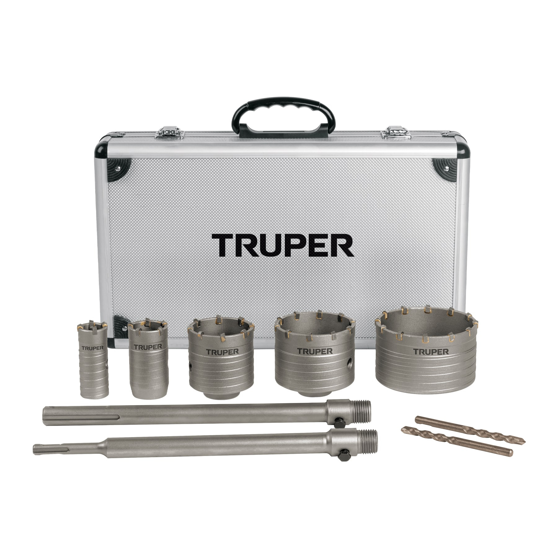 Juego de 9 brocasierras para concreto SDS Plus y MAX, TRUPER, Truper ...