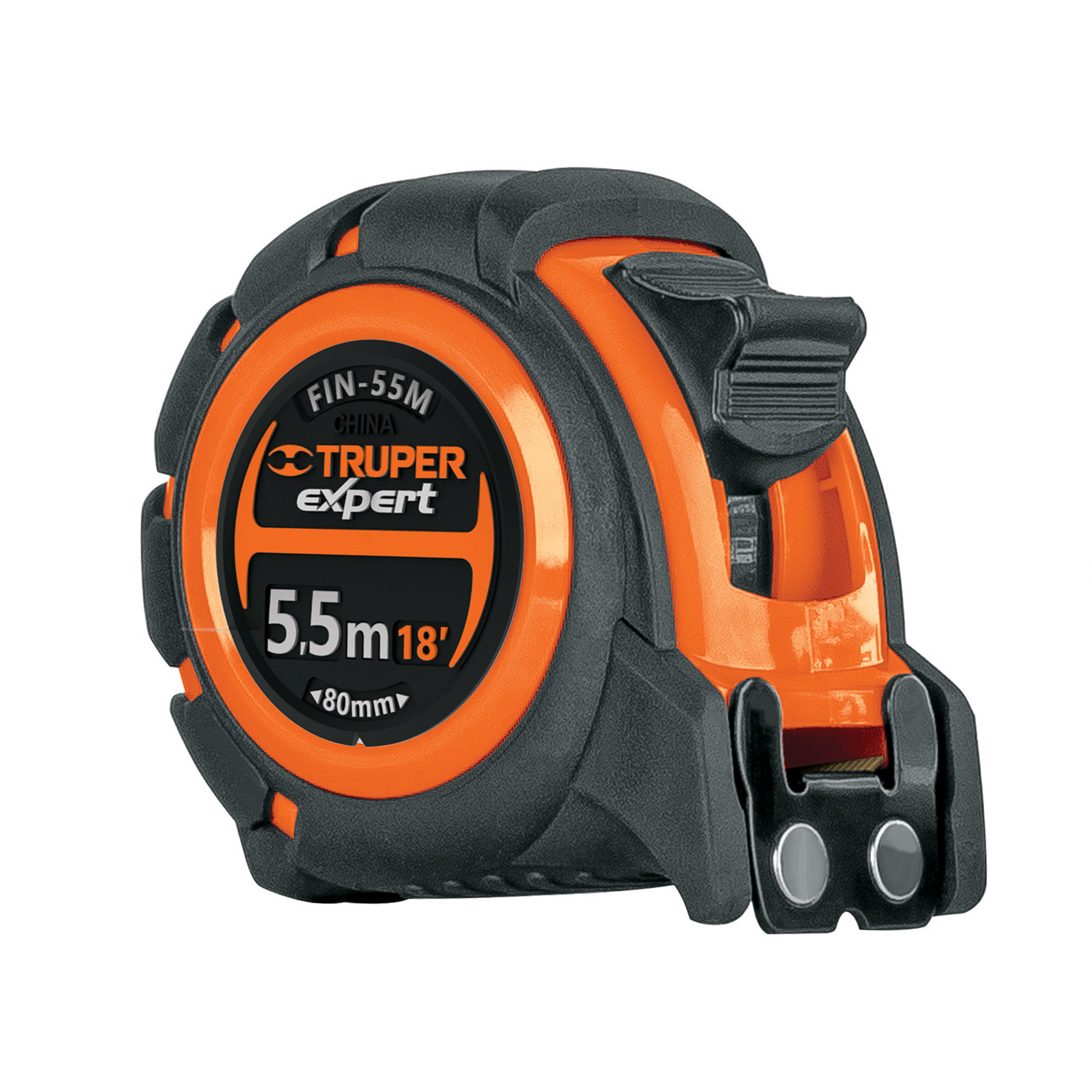 Flexómetro industrial contra impactos 5.5 m cinta 25 mm, Flexómetros, 12695