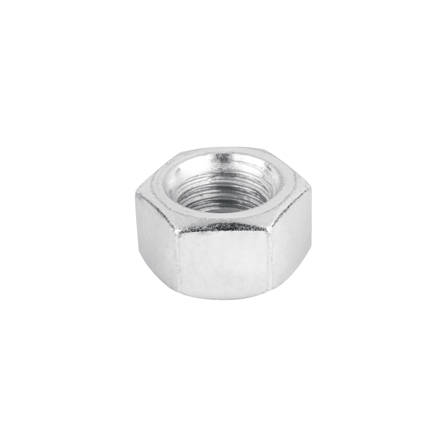 Bolsa con 6 tuercas 1 hexagonales de acero galvanizado, Fiero, 40979