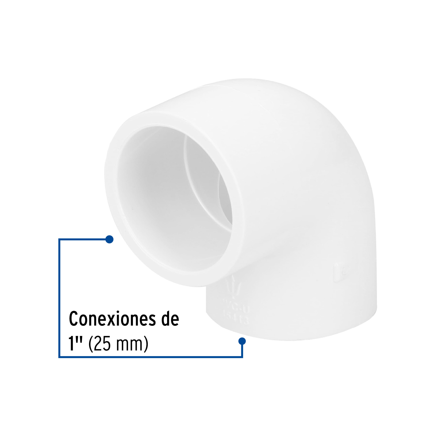 Codo 90° de PVC de 1 , FOSET, Foset, 45413