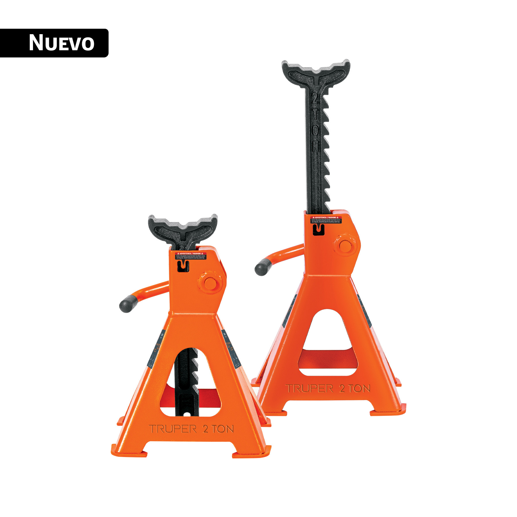 Torres para auto, 2 toneladas, 2 piezas, TRUPER, 103322