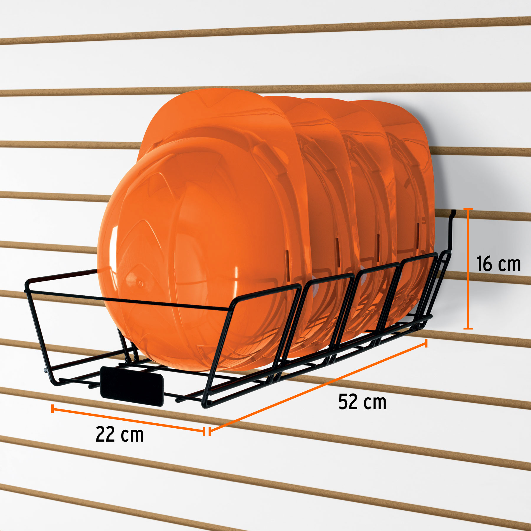 Rack para 4 cascos de seguridad, Truper, 57067