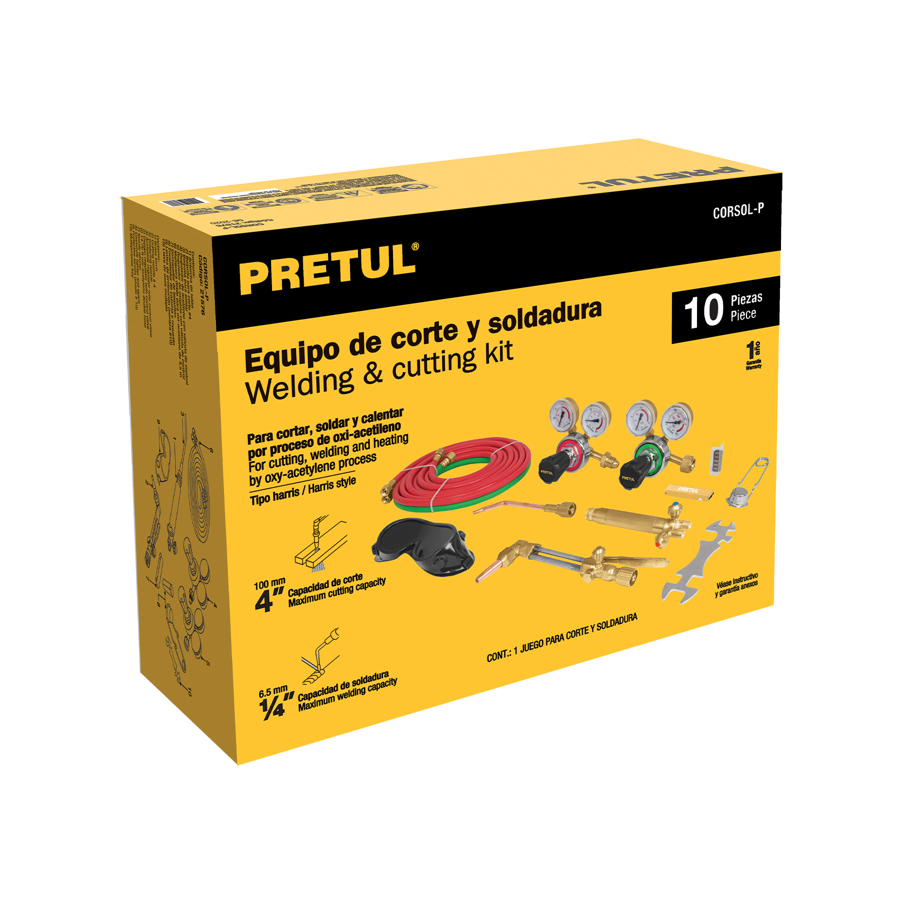 Equipo de oxicorte y soldadura, PRETUL, Equipo De Corte y Soldadura, 21576