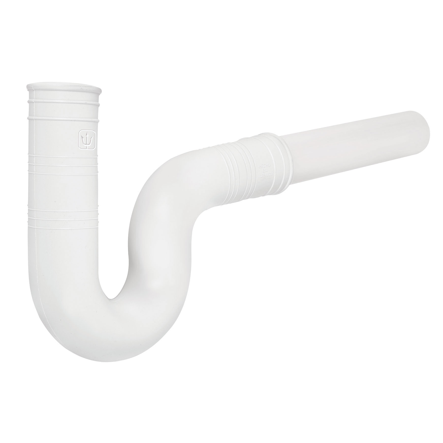 Céspol flexible 1-1/2 de PVC, con extensión, para fregadero, Foset, 49948