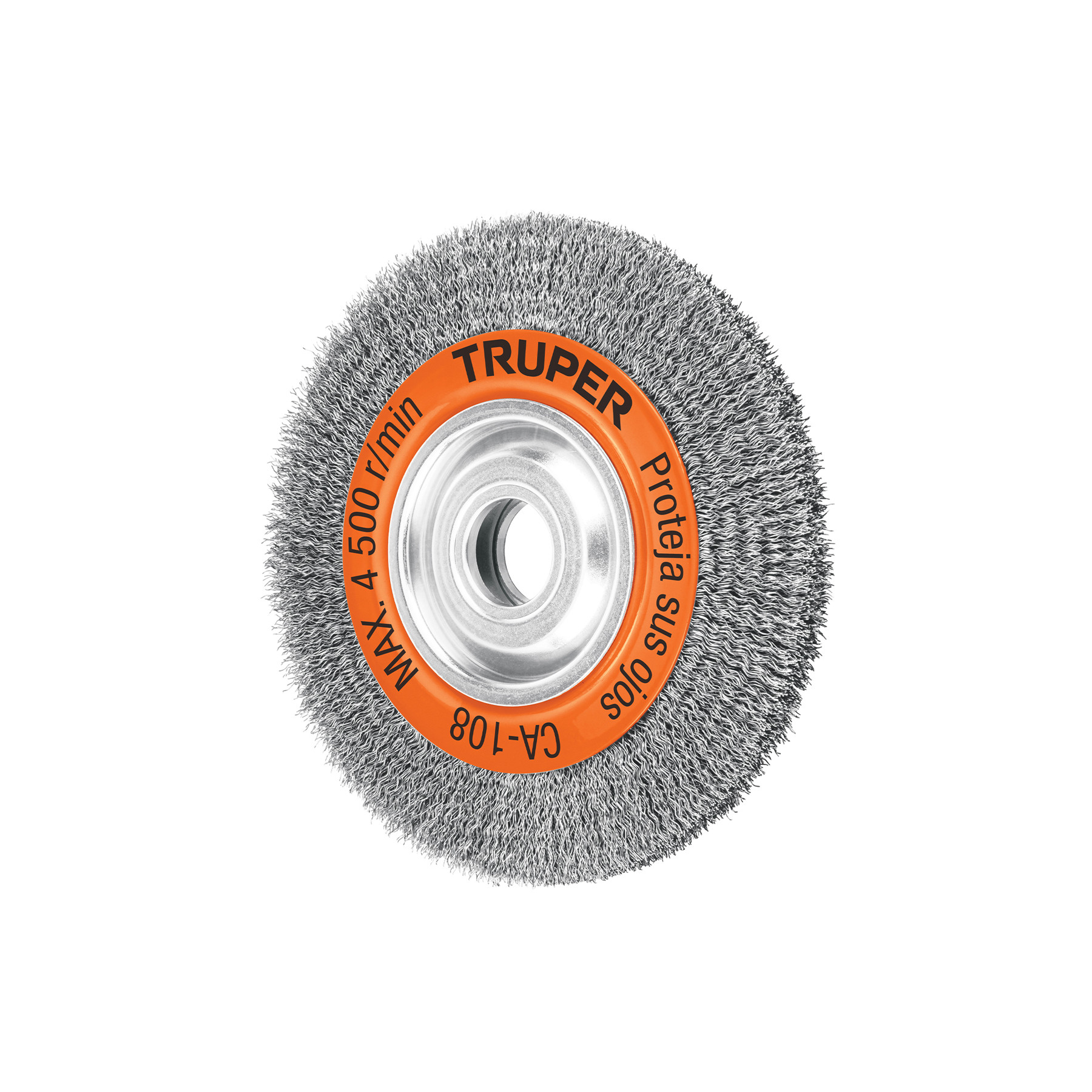 Carda alambre ondulado 8 x 7/8 para esmeril, Truper, Truper, 17525