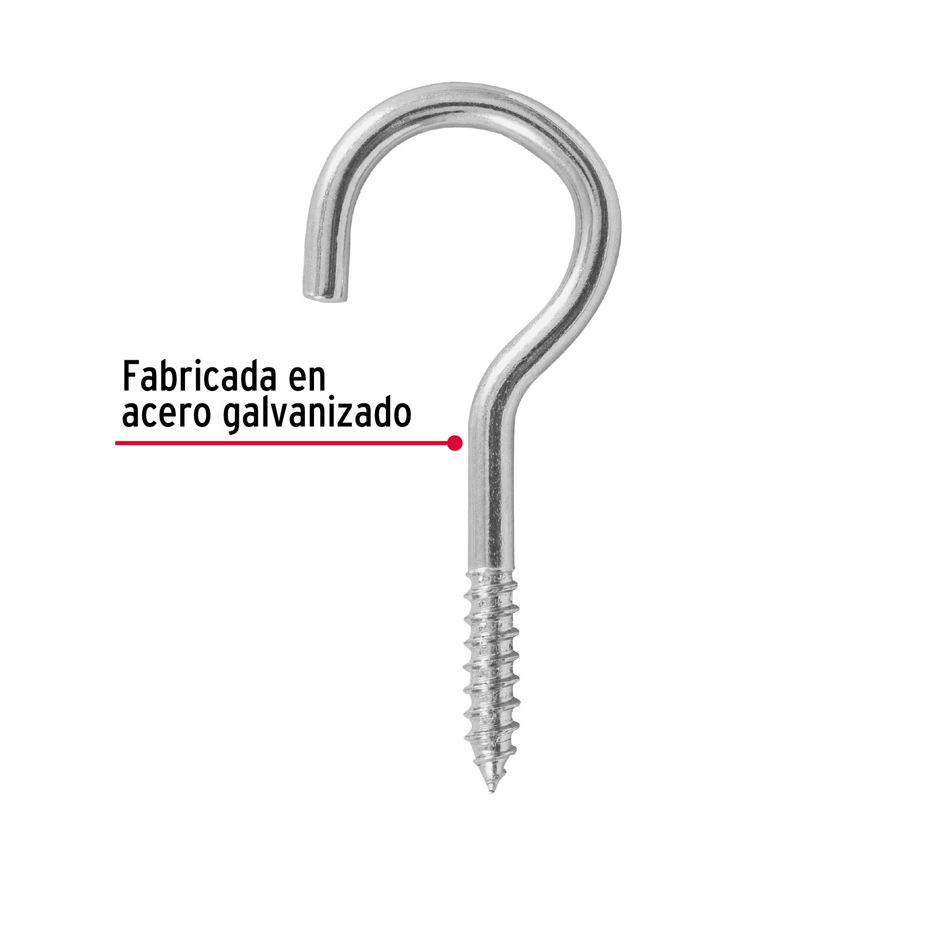 Blíster con 2 armellas abiertas de 23 x 110, Fiero, Armellas y ...