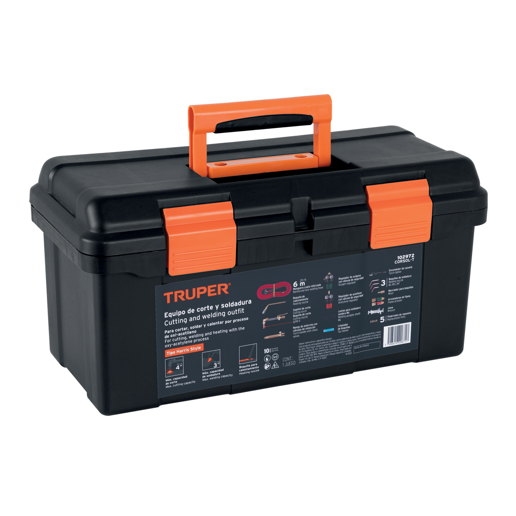 Equipo de oxicorte y soldadura, TRUPER, Truper, 102972
