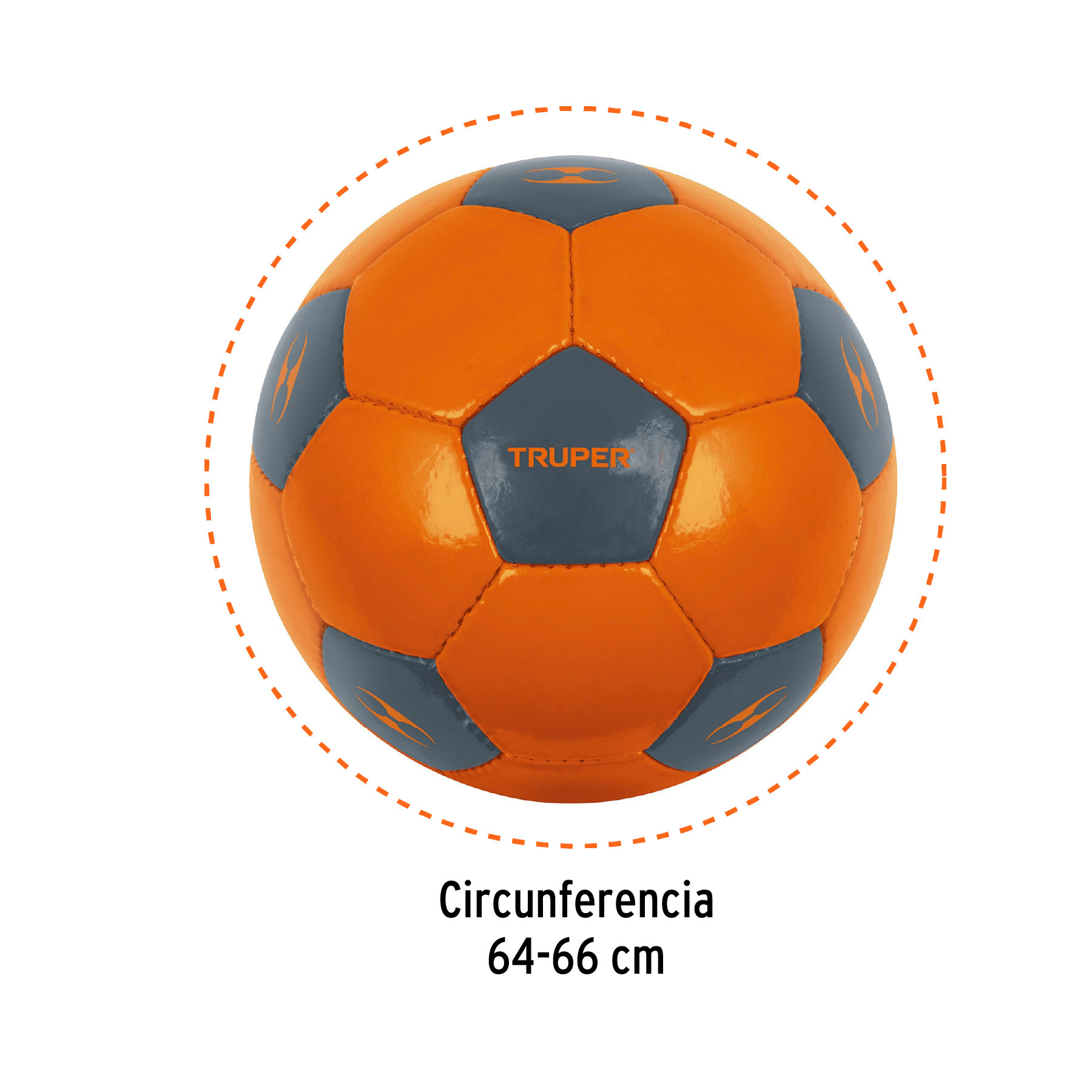 Balón de fútbol, No. 4, Truper, Truper, 66009