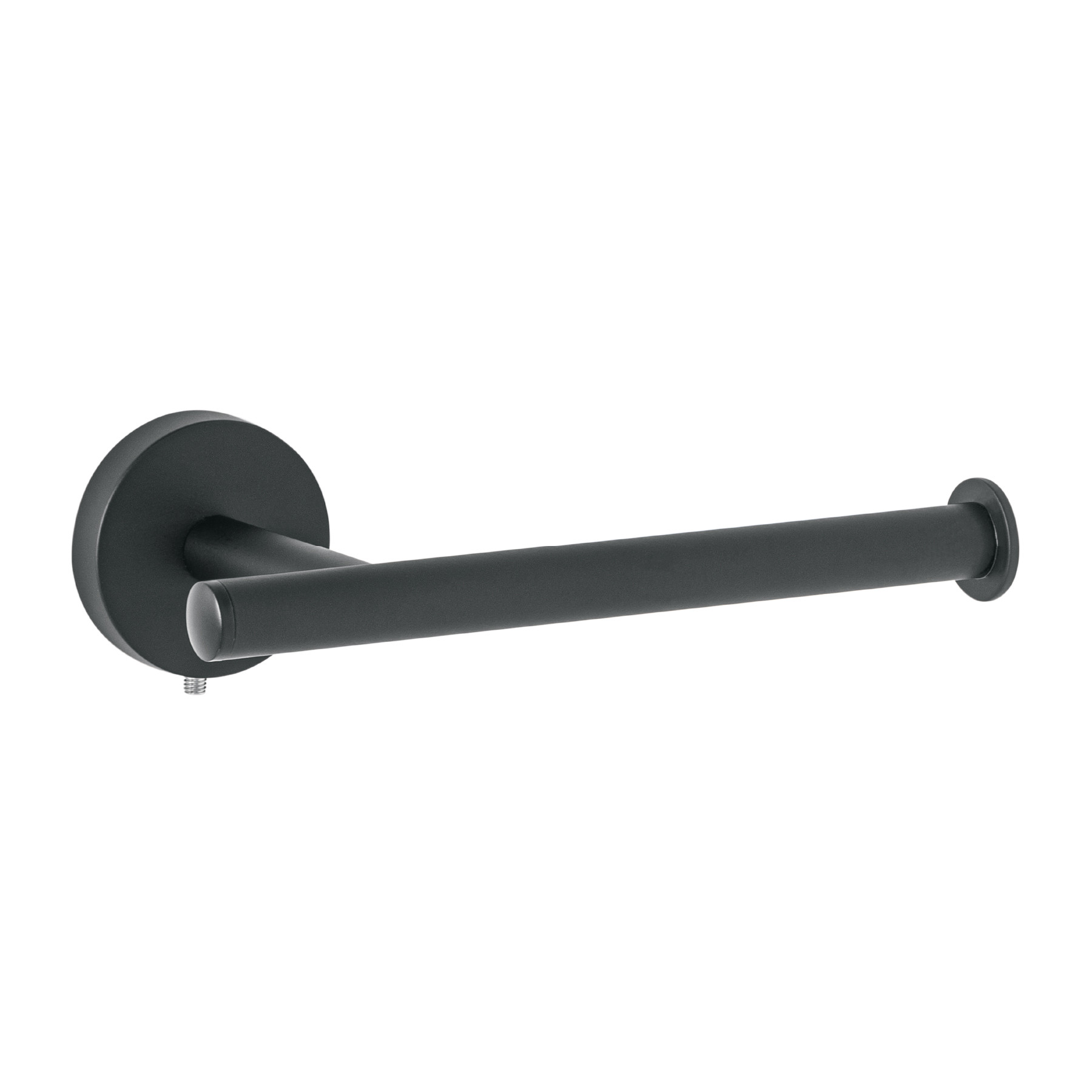 Portarrollo metálico acabado negro, Foset Túbig, Accesorios Para Baño ...