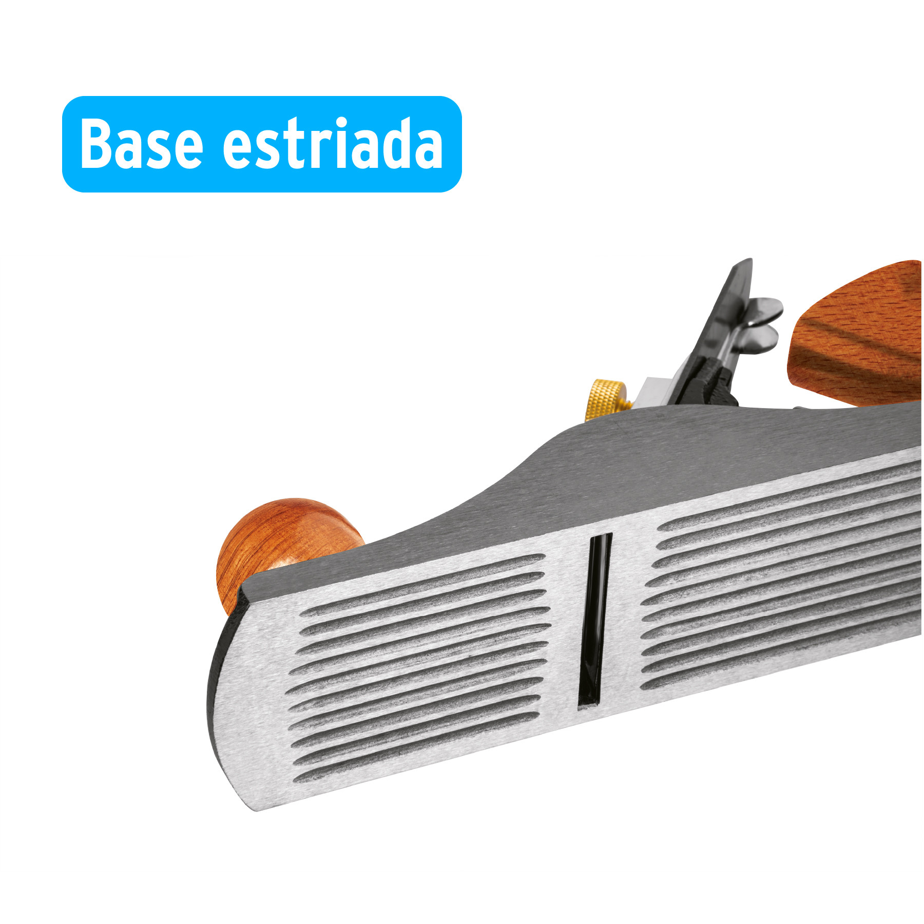 Cepillo para carpintero #4 base estriada, Truper, Truper, 12009