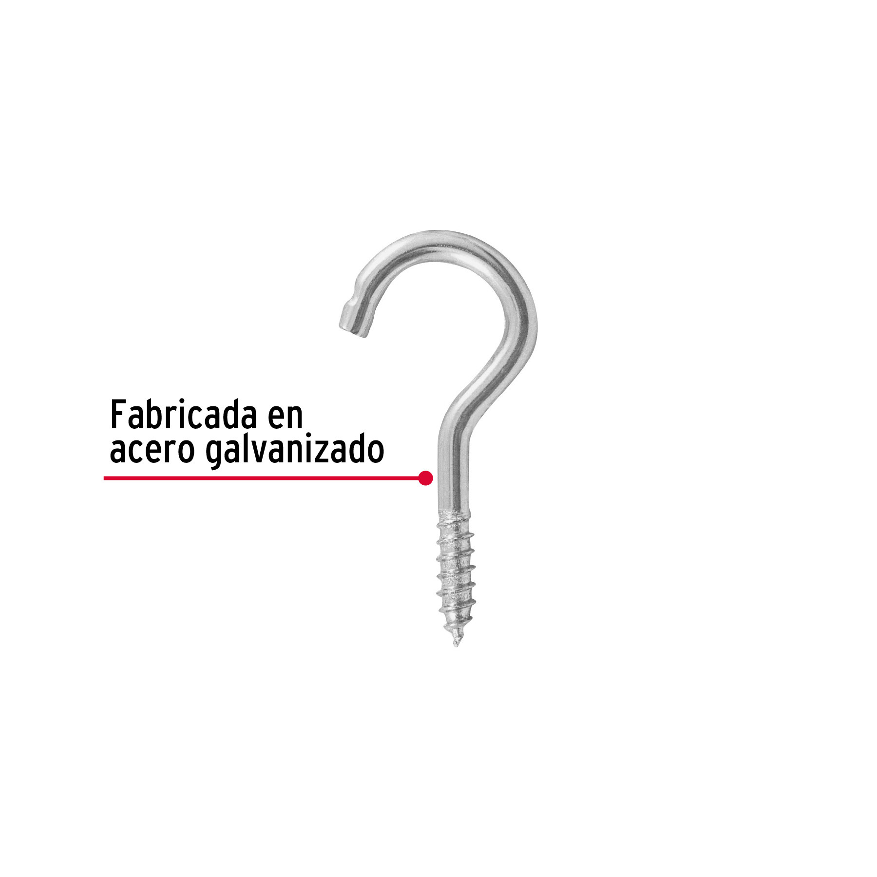 Blíster con 8 armellas abiertas de 19 x 60, Fiero, Armellas y Alcayatas ...