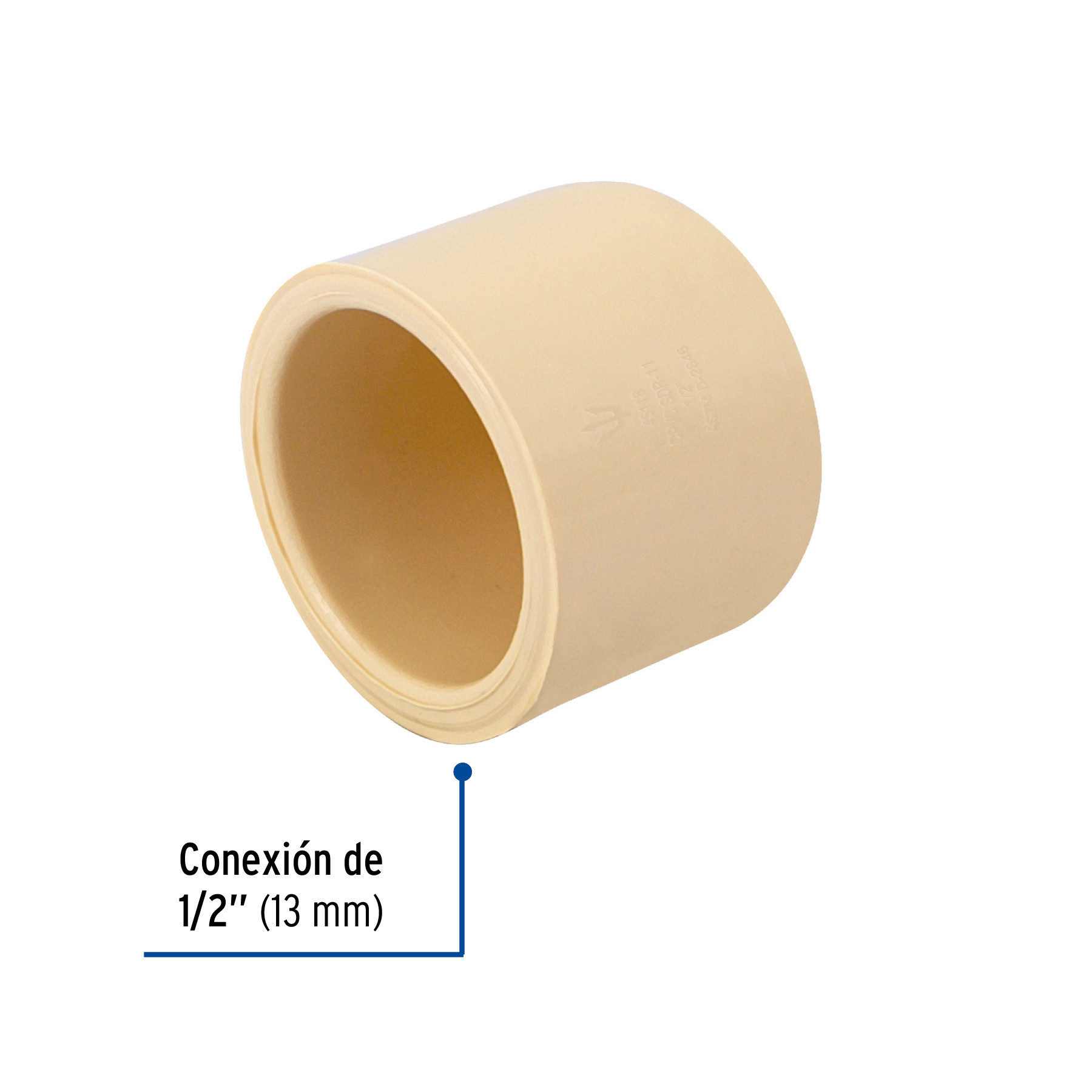 Tapón de CPVC 1/2 , FOSET, Foset, 45118