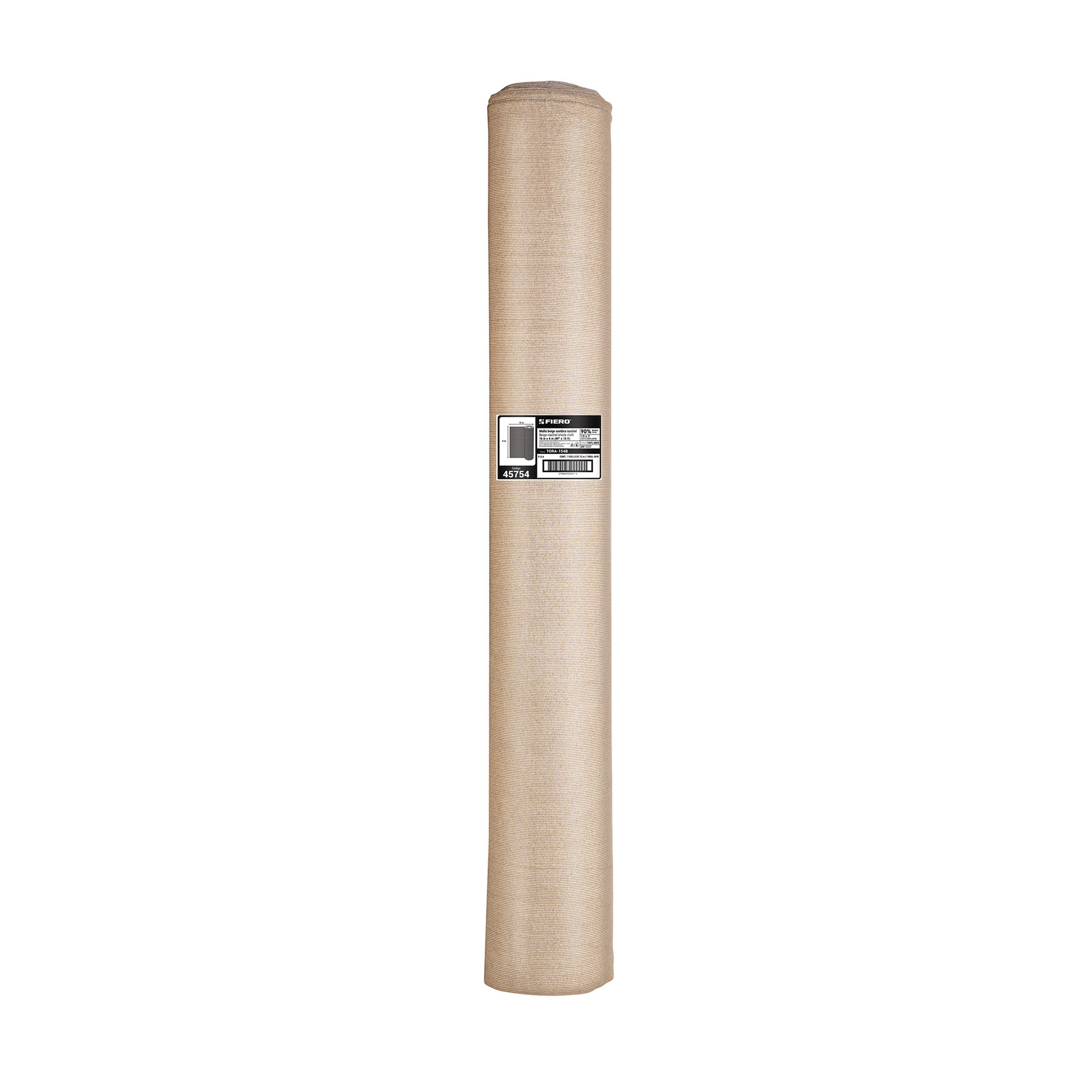 Rollo de malla sombra 80%, raschel beige, 15m x 4m, FIERO, Toldo Sombra ...